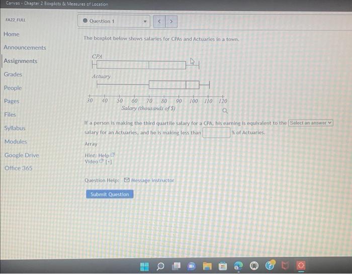 Solved Chapter 2 Boxplots And Measures Of Location Score