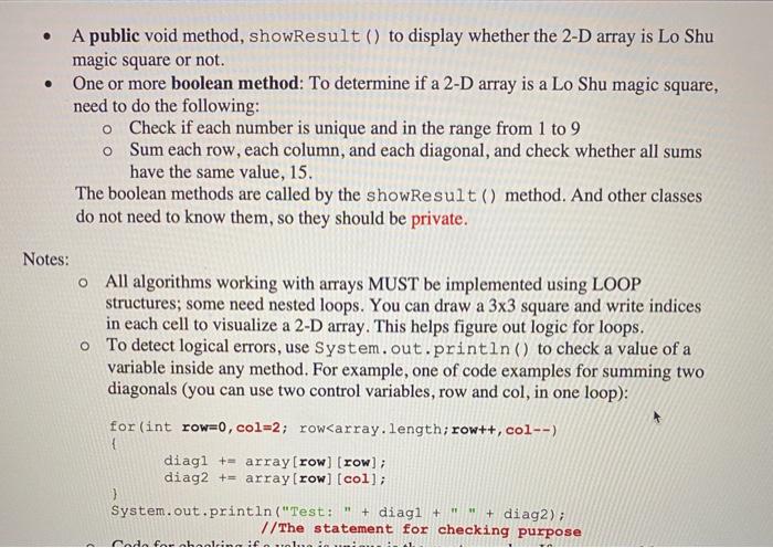 Solved please please kindly create two separate classes in | Chegg.com