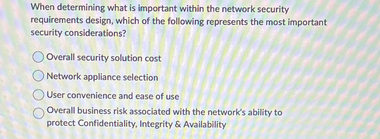 Solved When determining what is important within the network | Chegg.com