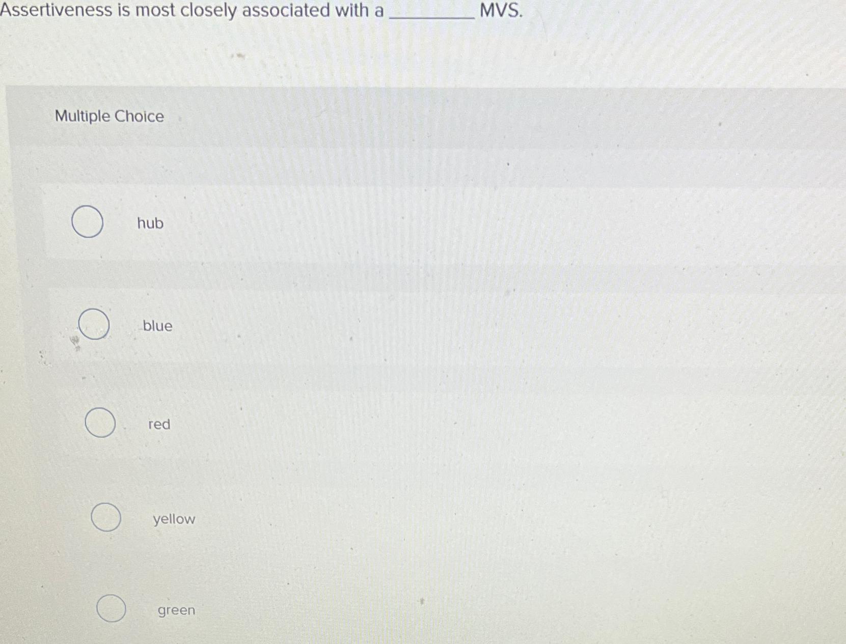 Solved Assertiveness is most closely associated with | Chegg.com