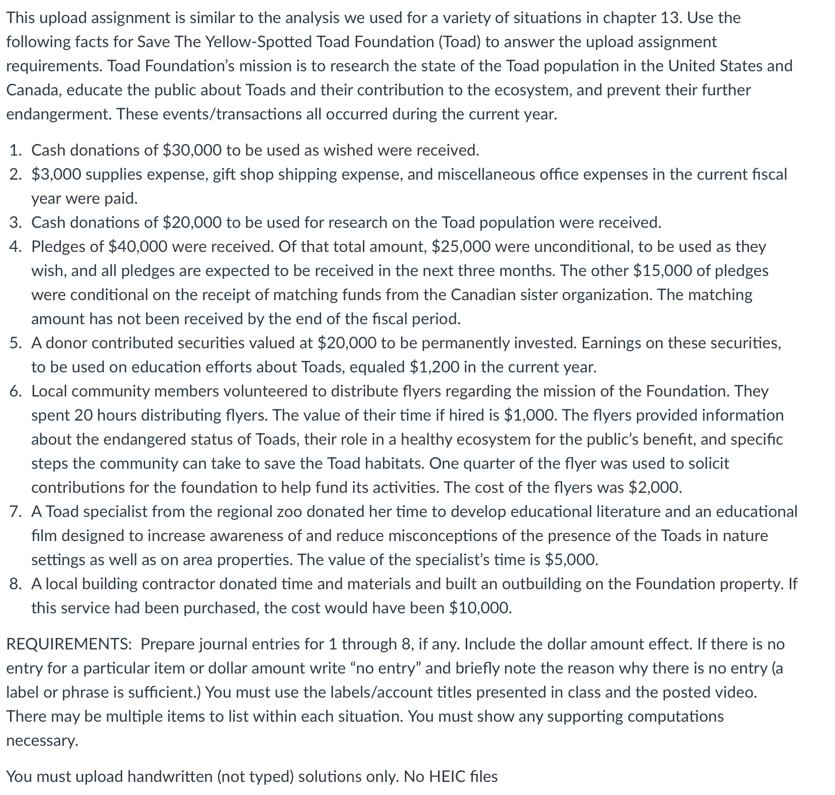 Solved This upload assignment is similar to the analysis we | Chegg.com