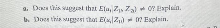 Solved 12.7 In an instrumental variable regression model | Chegg.com
