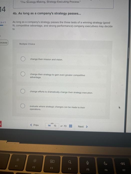 Solved "The Strategy-Making, Strategy-Executing Process." | Chegg.com