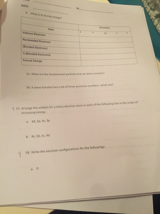 Solved E 53. A. Write the Lewis structure for: BCI What is | Chegg.com