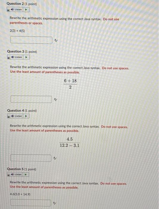 Solved Rewrite the arithmetic expression using the correct | Chegg.com