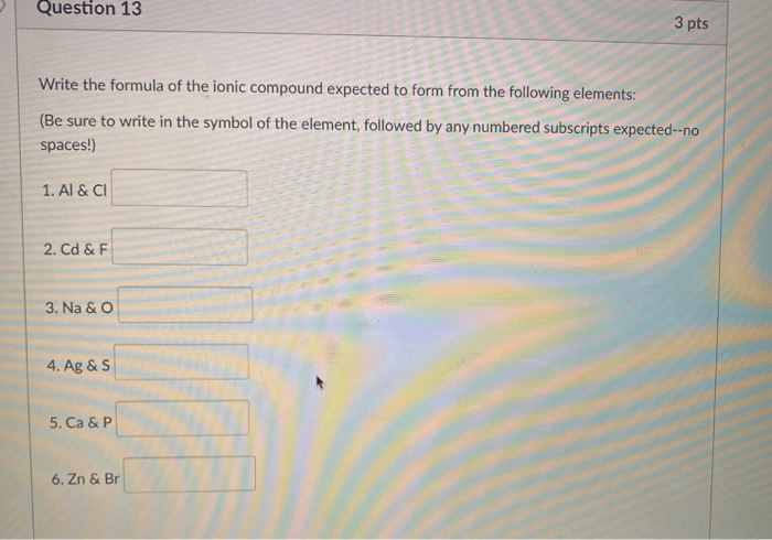 Solved Question 9 1 pts A hypothetical (fake) element has 2 | Chegg.com