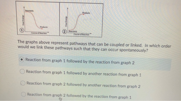 Solved Reactants Products Products Course of Reaction 2 | Chegg.com