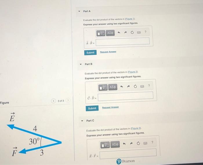 Solved Evaluate the dot peoduct of the vectors in (Fitruce | Chegg.com