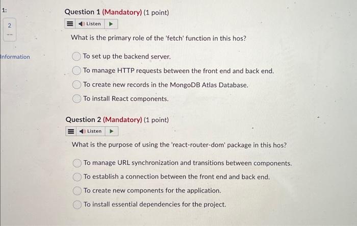 Solved When making a PATCH request using the 'fetch' | Chegg.com