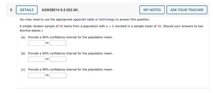 Solved You may need to use the appropriate appendix table or | Chegg.com