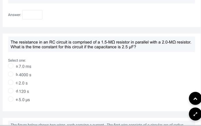 Solved The resistance in an RC circuit is comprised of a | Chegg.com