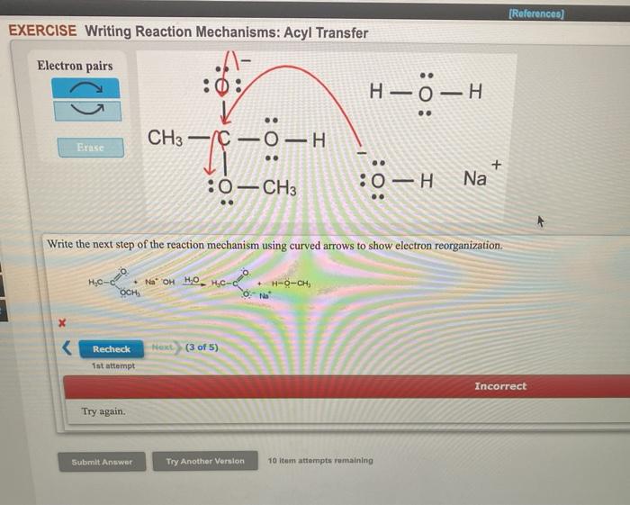 Solved (References) EXERCISE Writing Reaction Mechanisms: | Chegg.com