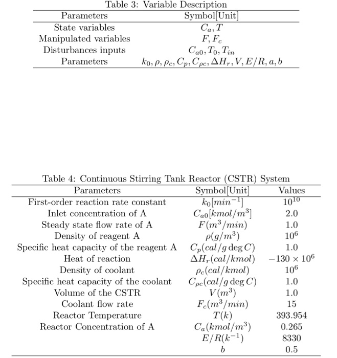 1. Consider the dynamics of a continuous stirring | Chegg.com