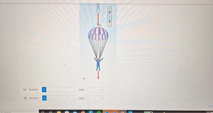 Solved A skydiver is falling straight down along the | Chegg.com