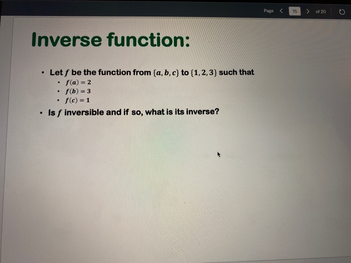 Solved Page Of 200 Inverse Function Let F Be The Chegg solved-page-of-200-inverse-function-let-f-be-the-chegg