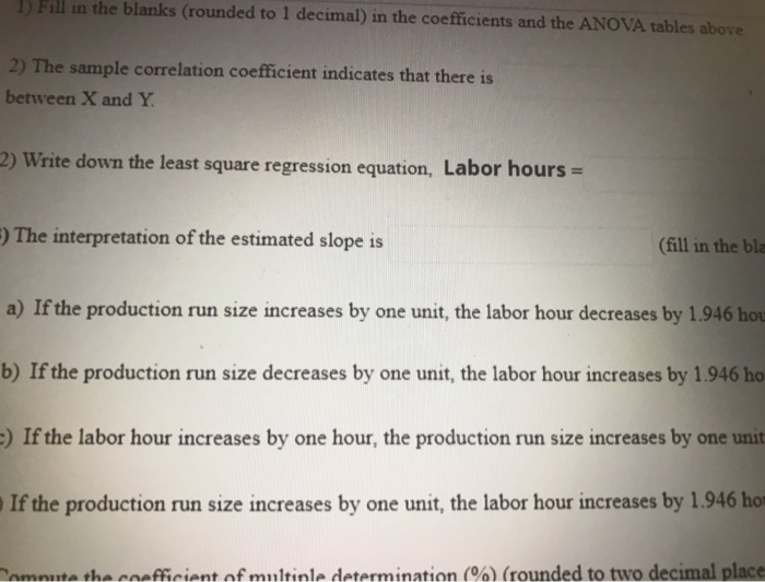 Solved Term Constant Х Coef SE Coef -1.5 22.7 1.946 0.352 | Chegg.com