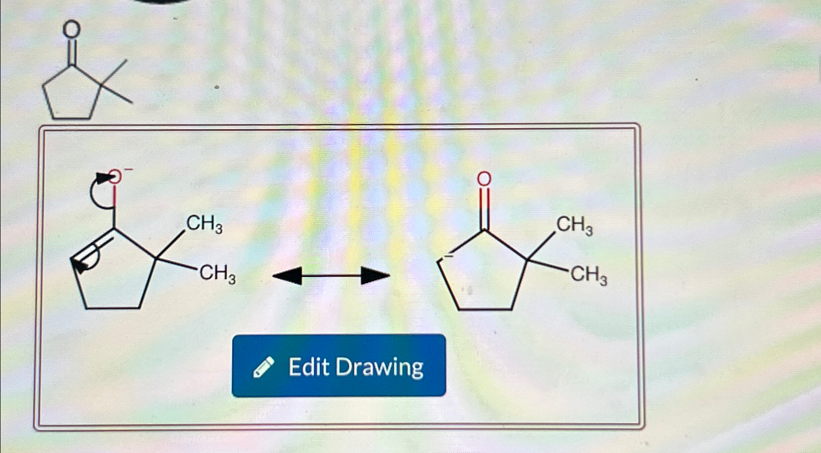 Solved Draw both resonance structures of the enolate formyed | Chegg.com