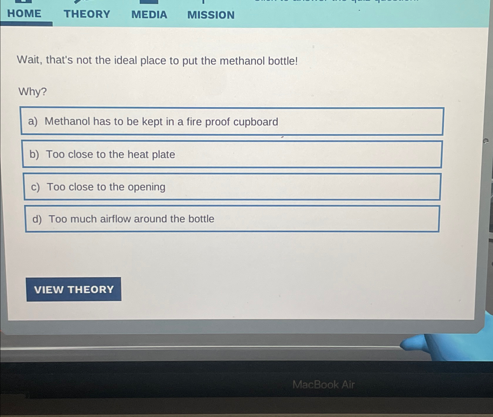 Solved HOMETHEORYMEDIAMISSIONWait, that's not the ideal | Chegg.com