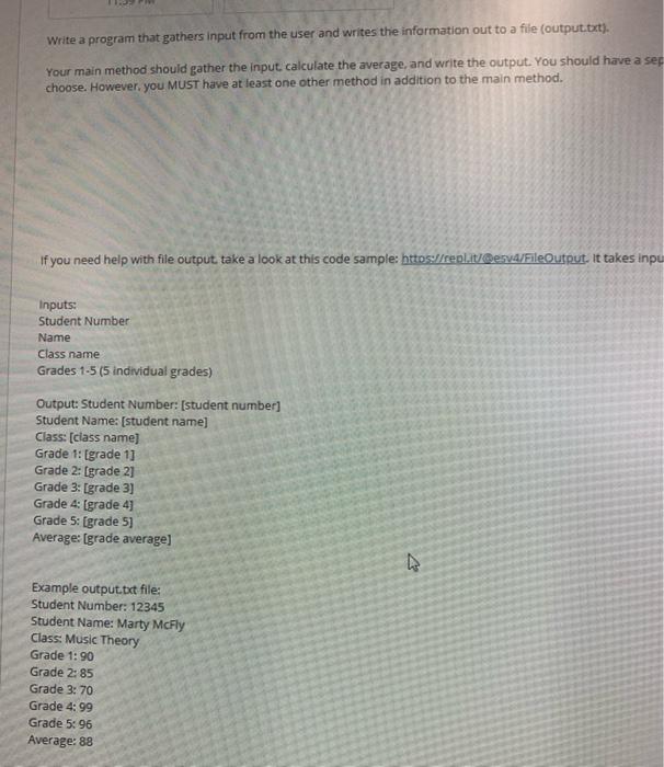 Solved Write a program that gathers input from the user and | Chegg.com