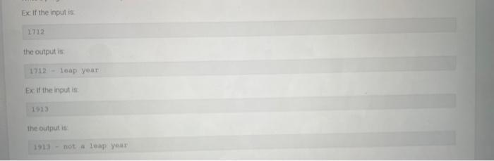 4.19 LAB: Leap year A year in the modern Gregorian | Chegg.com