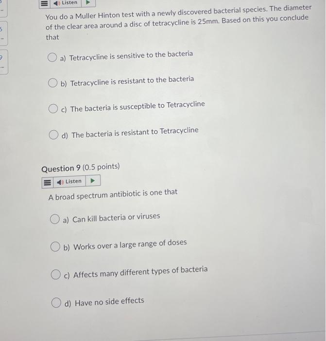You do a Muller Hinton test with a newly discovered | Chegg.com