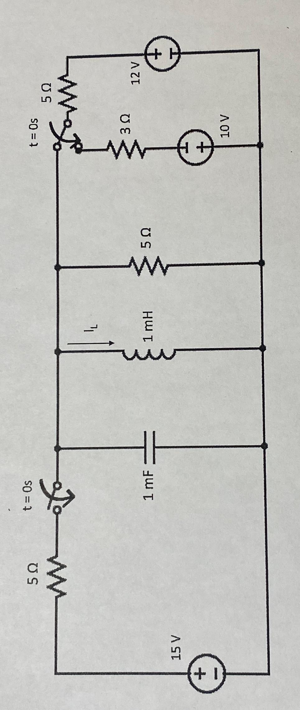 Determine IL(t) for t≥0 s | Chegg.com Determine IL(t) for t≥0 s | Chegg.com