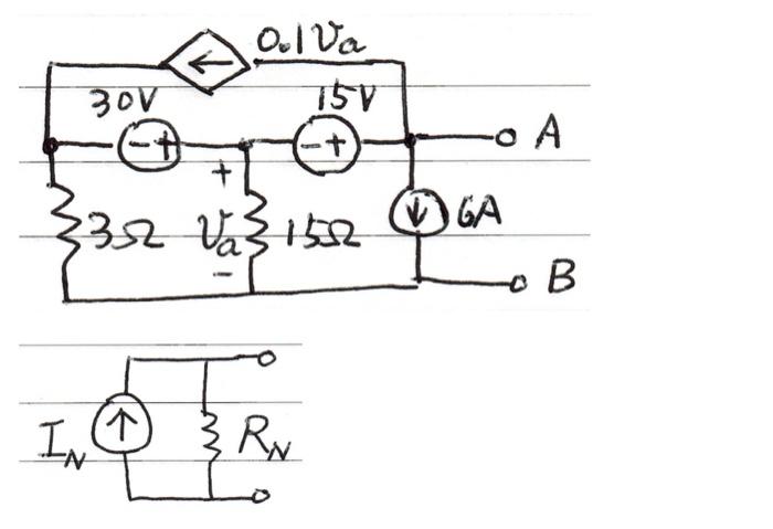 Solved change this circuit to the norton equivalent circuit | Chegg.com