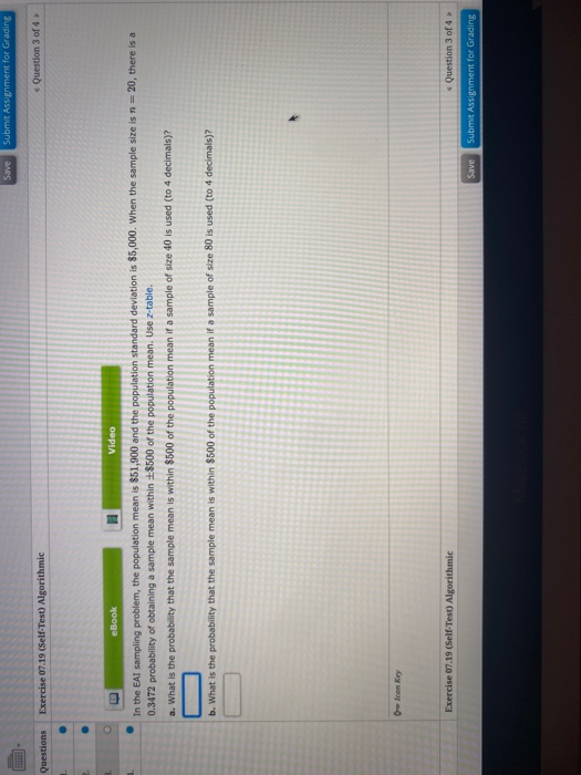 Solved Save Submit Assignment for Grading Questions Exercise | Chegg.com