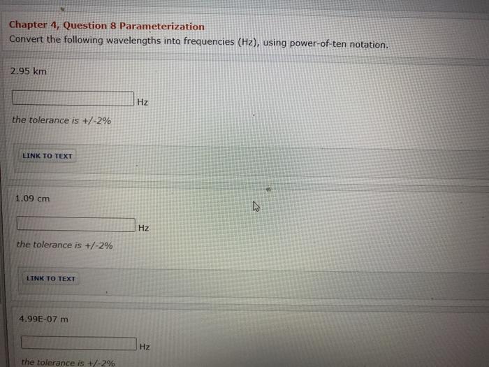 Solved Chapter 4, Question 8 Parameterization Convert the | Chegg.com