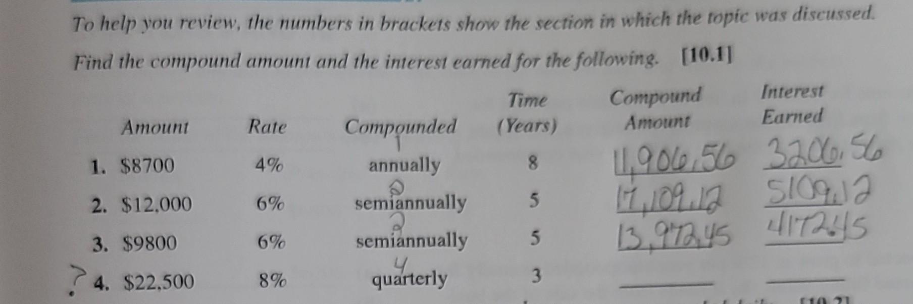 Solved To help you review, the numbers in brackets show the | Chegg.com