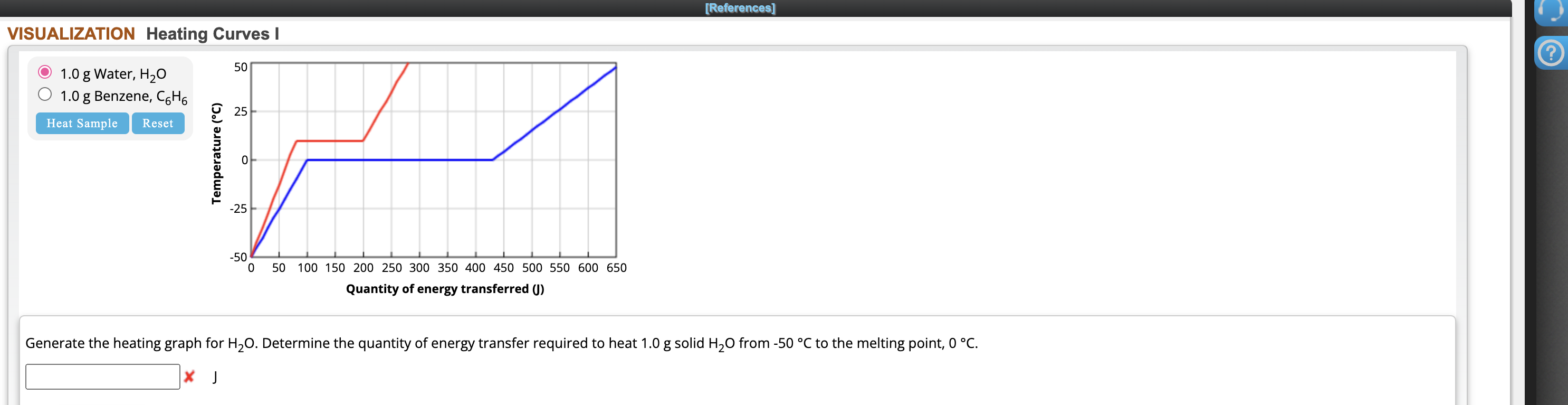 Solved Generate the heating graph for H2O. ﻿Determine the | Chegg.com