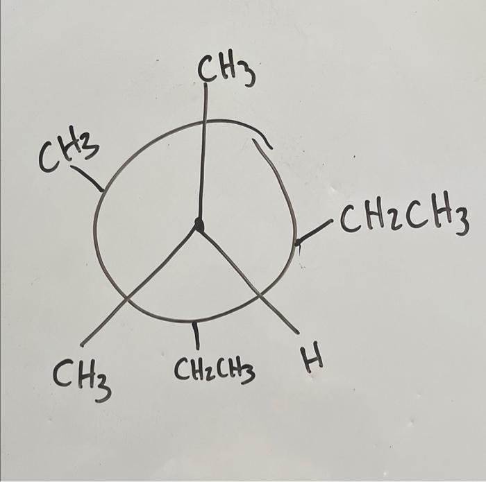Solved CH3 CH3 СН3 CH₂CH3 н ·CH₂CH3 | Chegg.com