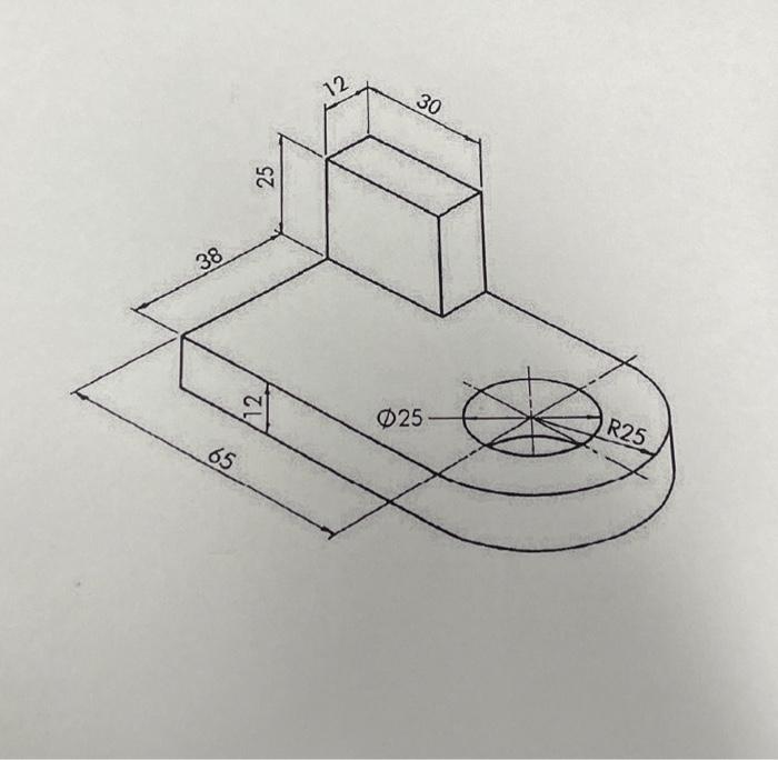 Solved How do I draw the front view? The right view? and | Chegg.com