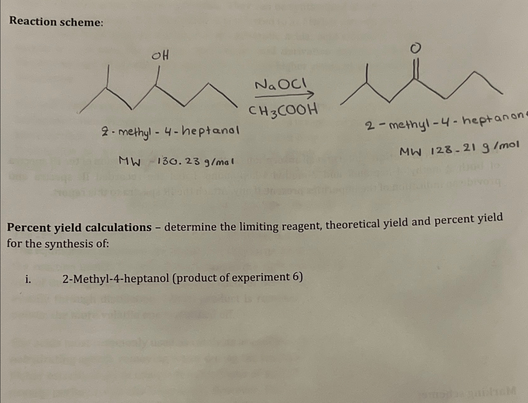 Solved Percent yield calculations - ﻿determine the limiting | Chegg.com