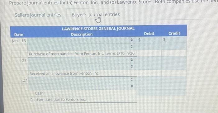 Solved Journal Entries for Merchandise Transactions on | Chegg.com