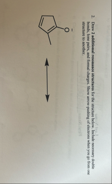 Solved Draw 2 ﻿additional resonance structures for the | Chegg.com