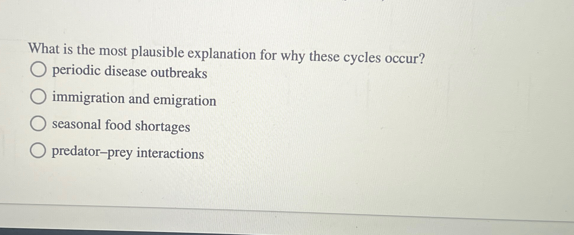 Solved What is the most plausible explanation for why these | Chegg.com