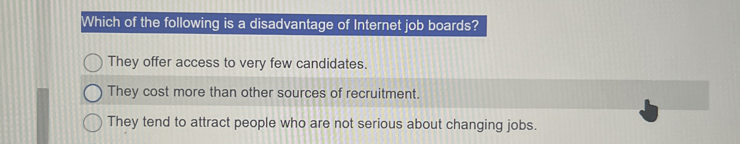 Solved Which of the following is a disadvantage of Internet | Chegg.com