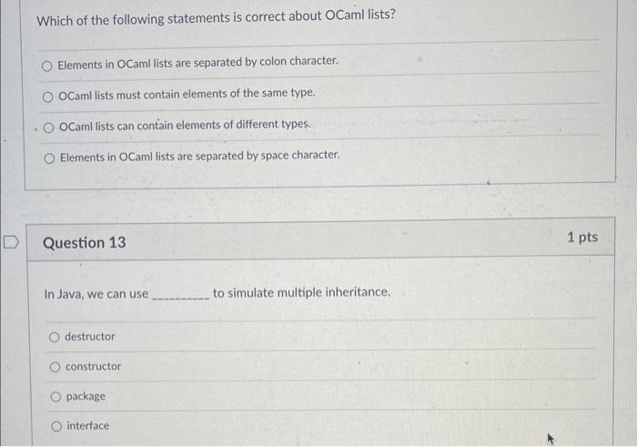 Solved Which of the following statements is correct about | Chegg.com