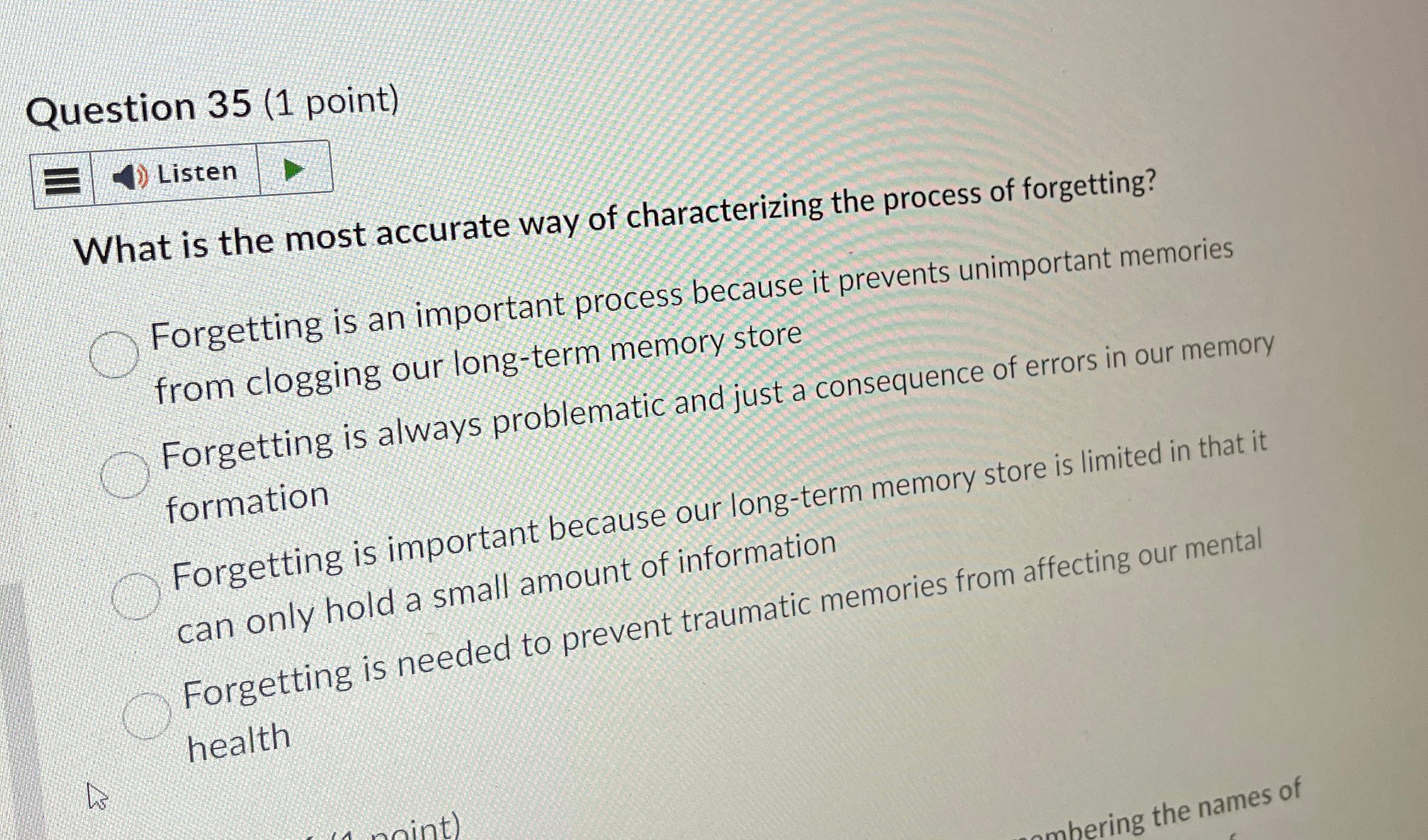 Solved Question 35 (1 ﻿point)What is the most accurate way | Chegg.com