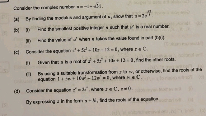 Solved Consider the complex number u=-1+32i.(a) ﻿By finding | Chegg.com