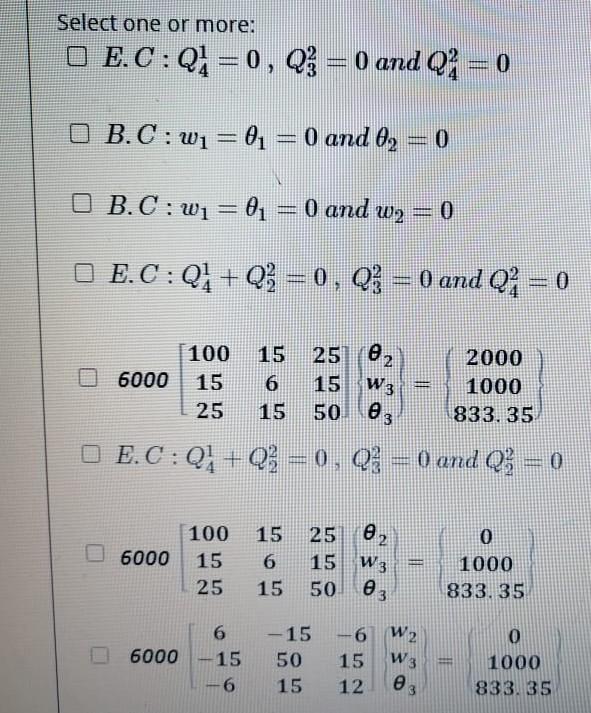 Use the minimum number of Euler Bernoulli beam finite | Chegg.com