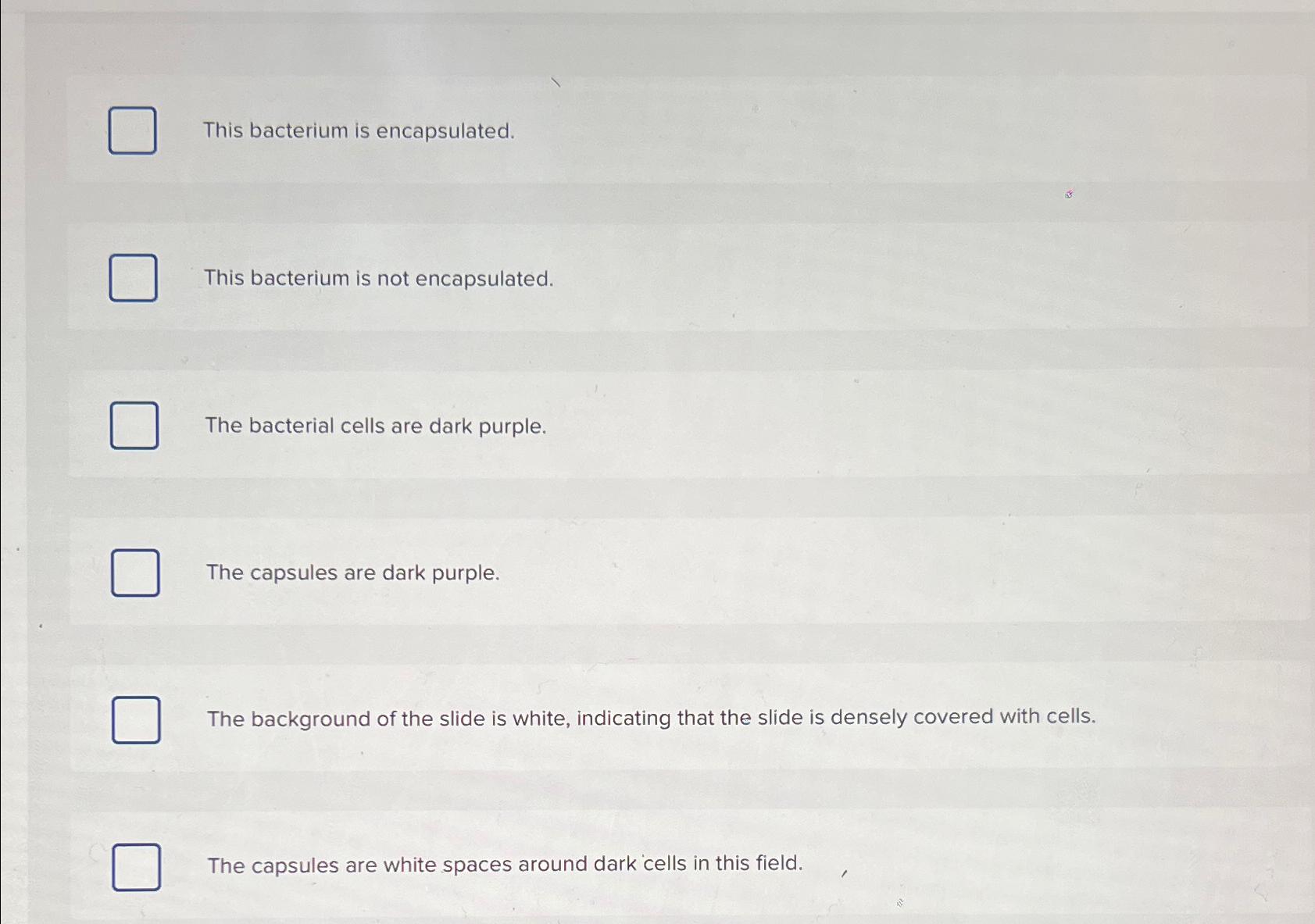 Solved You observe this slide under the microscope. It was | Chegg.com