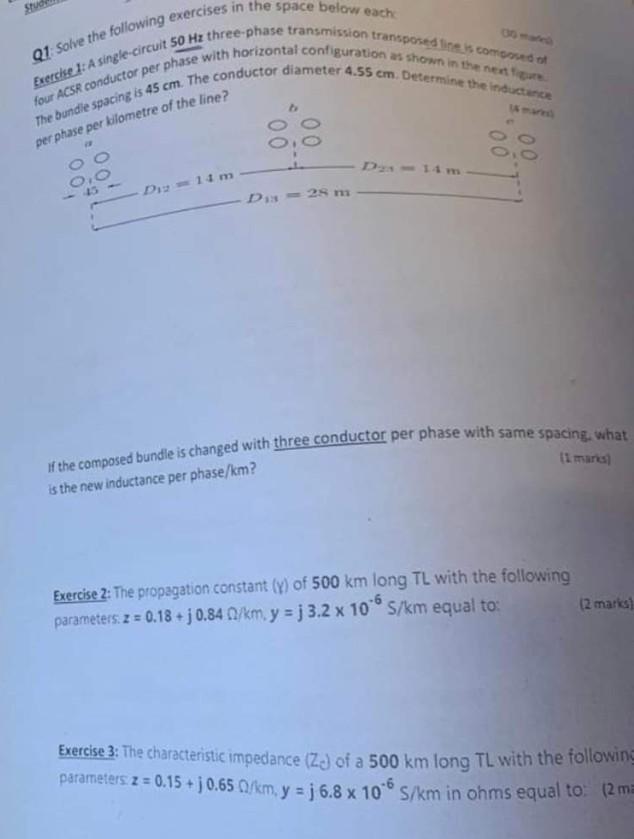 Solved Q1: Solve the following exercises in the space below | Chegg.com
