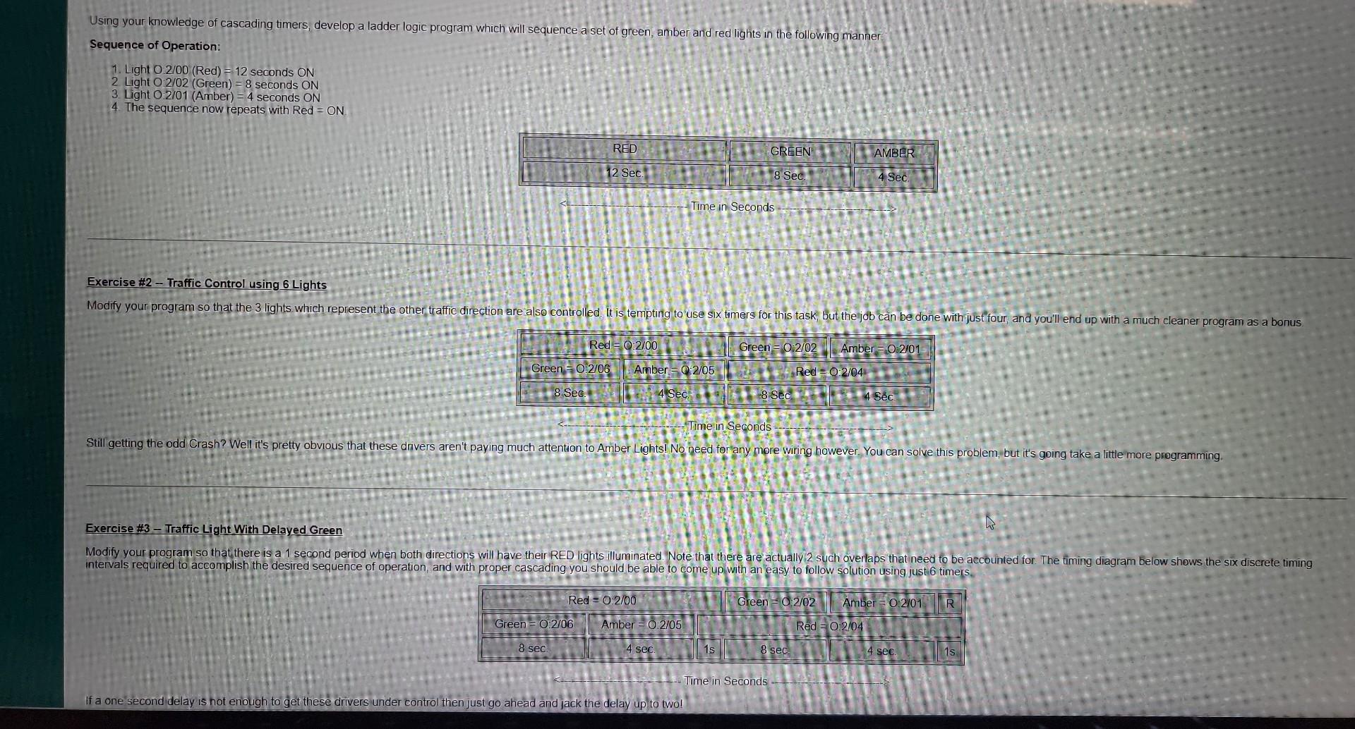 Solved Using your knowledge of cascading timers, develop a | Chegg.com