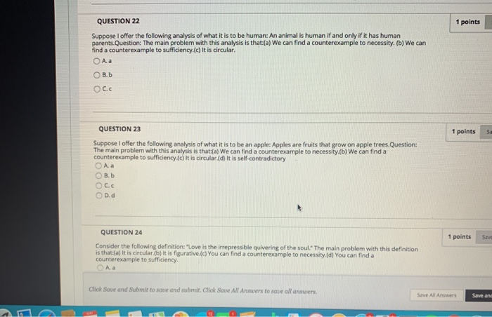 Solved QUESTION 22 1 points Suppose I offer the following | Chegg.com