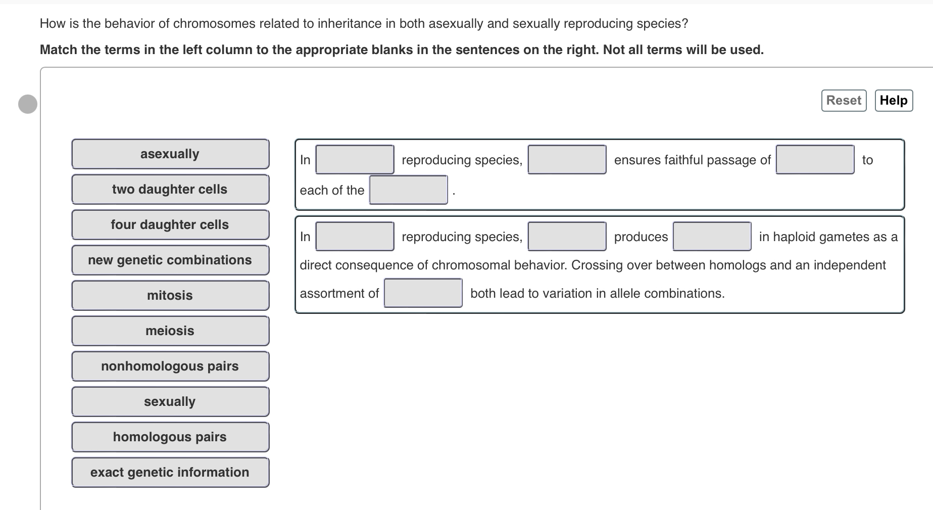 Solved How is the behavior of chromosomes related to | Chegg.com