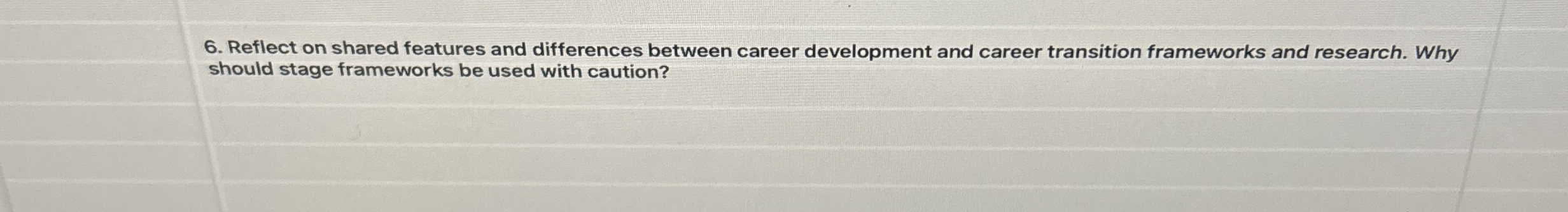 Solved Reflect on shared features and differences between | Chegg.com