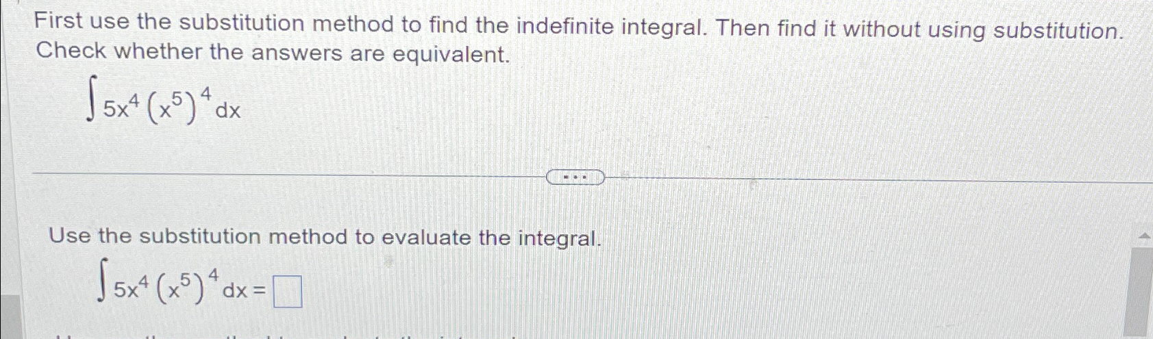 Solved First use the substitution method to find the | Chegg.com