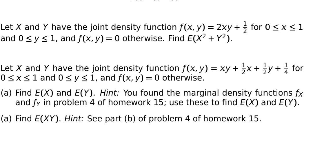 Solved Let X and Y have the joint density function | Chegg.com